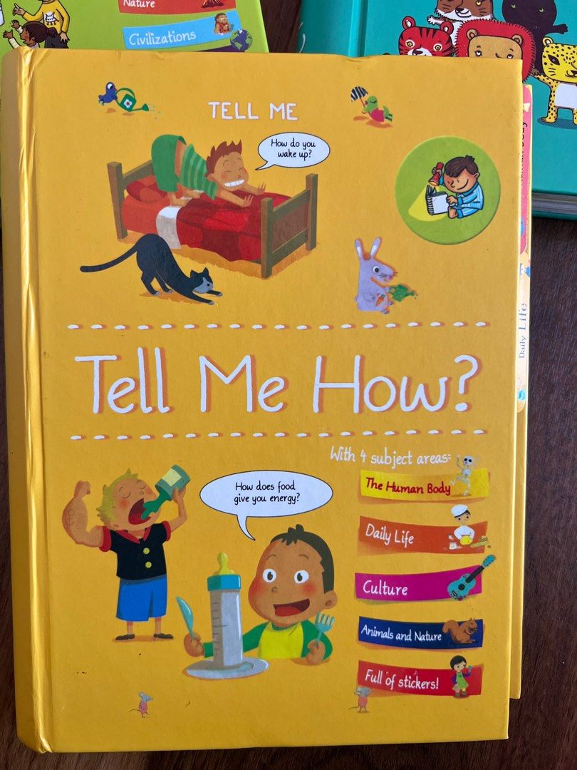 TELL ME SERIES OF 3 BOOKS, Hobbies & Toys, Books & Magazines, Children ...