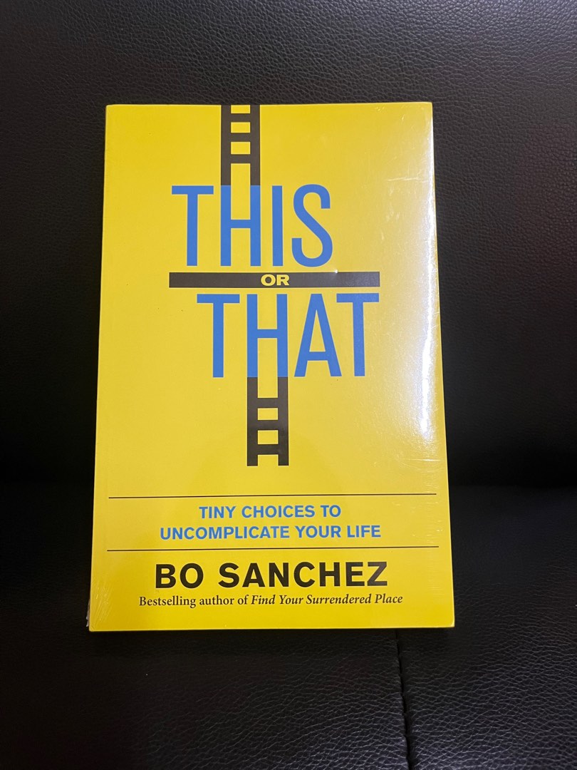 This or That inspirational book by Bo Sanchez, Hobbies & Toys, Books ...