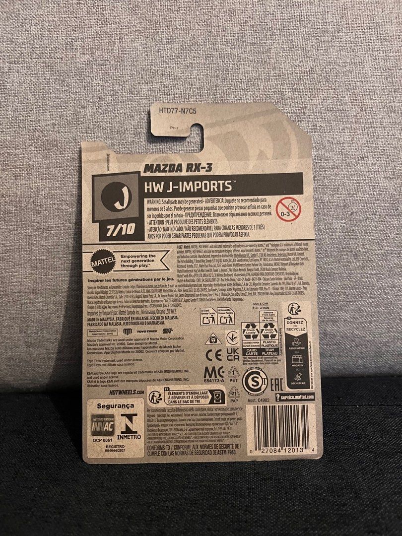 Tooned Mazda RX3 Hotwheels, Hobbies & Toys, Toys & Games on Carousell