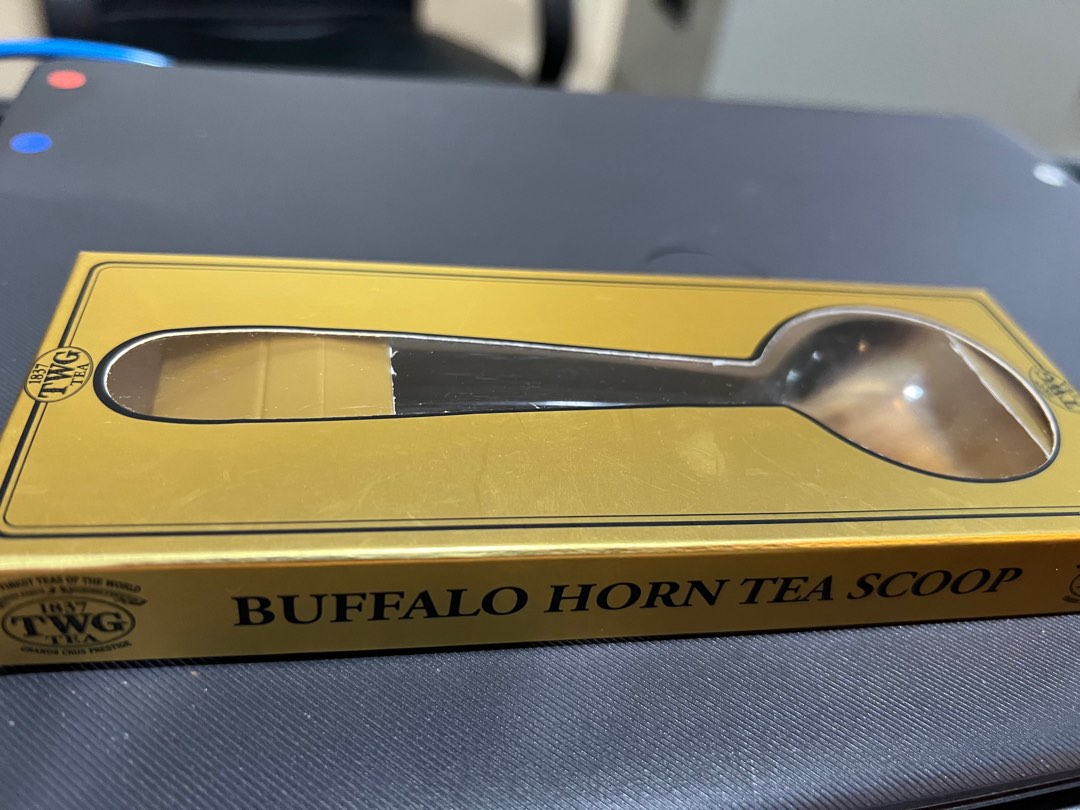 TWG Buffalo Horn Tea Scoop, Furniture & Home Living, Kitchenware ...