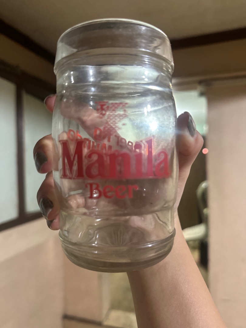 Vintage Manila Beer glass, Hobbies & Toys, Memorabilia & Collectibles ...