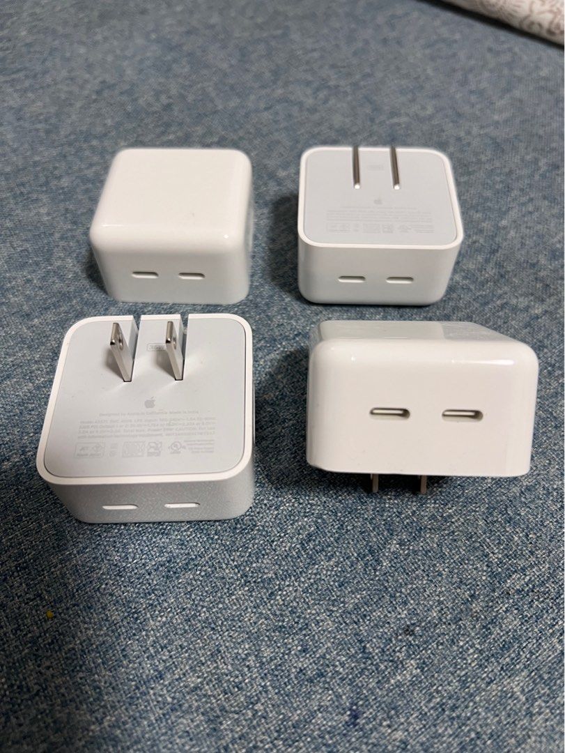 100%原裝蘋果 A2571 35W 雙 USB-C 連接埠電源轉換器（兩腳 插頭）去内地同其他國家旅行首選。（客戶選擇寄順豐智能櫃取可以優惠 ...