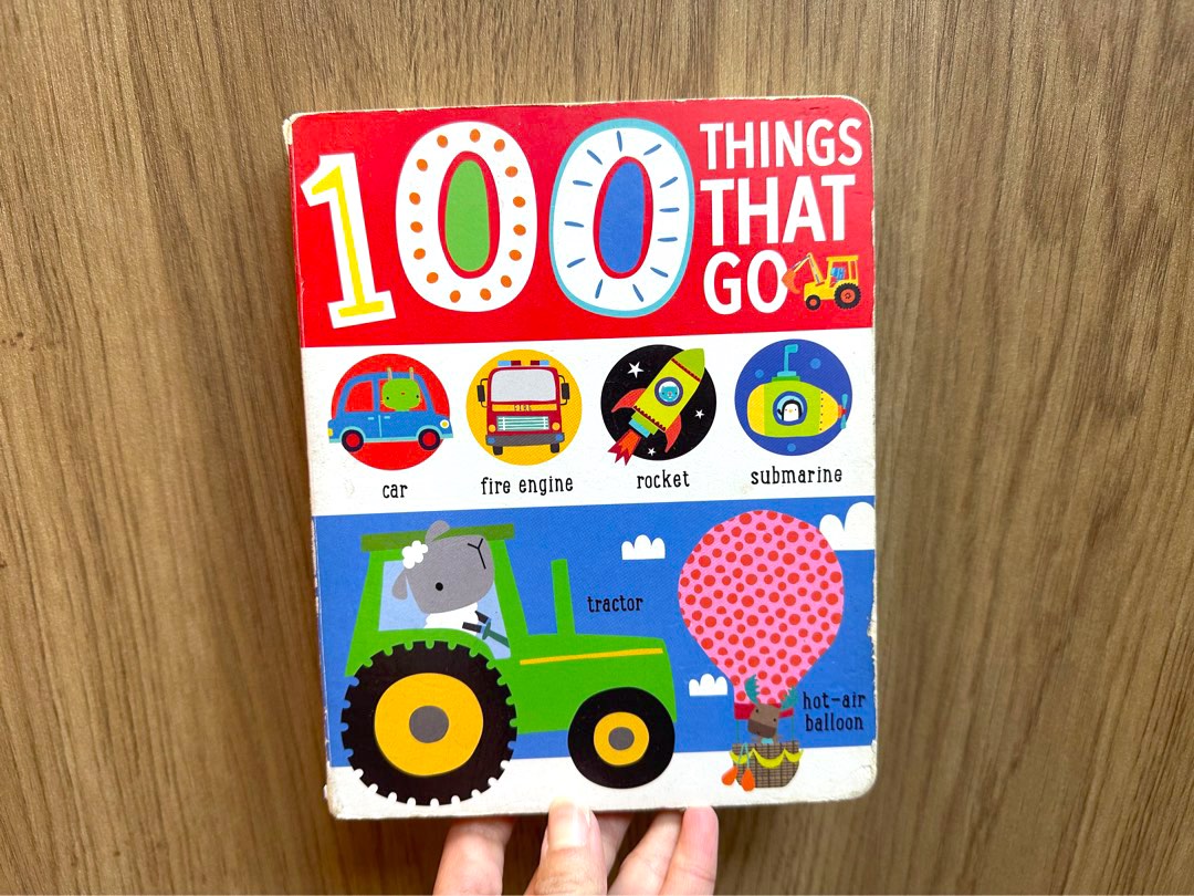 100 Things That Go/Transportation/First words book/English book/海陸空交通工具 ...