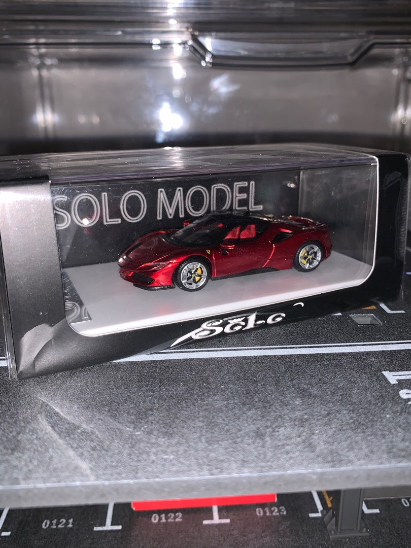 1/64 Solo Model Ferrari SF90 (metallic red) not mini gt poprace time ...