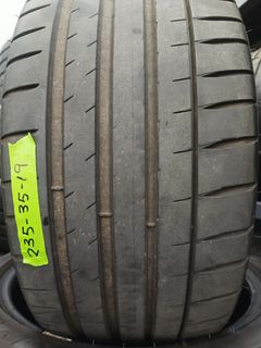 2 X Michelin PS4S 295/30/19 Tyres (60% Threads), Car Accessories, Tyres ...