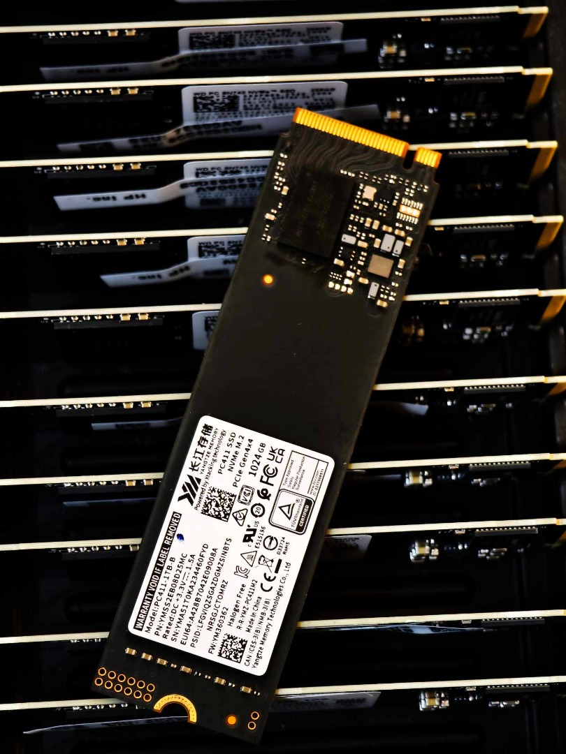 1TB PC411 7000MB/S GEN4 YMTC 232 LAYER NAND TLC HEALTH 100% (COMPATIBLE PS5/LAPTOP/PC), Video ...