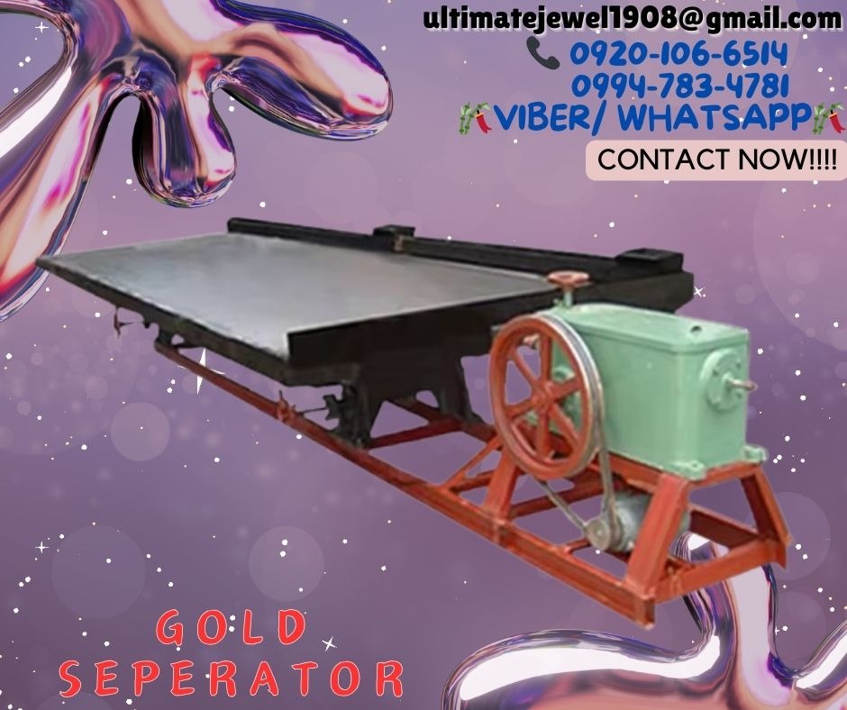 1TON-1.5 TONS Small Scale Gold Mining Shaking Table Equipment Shaking ...