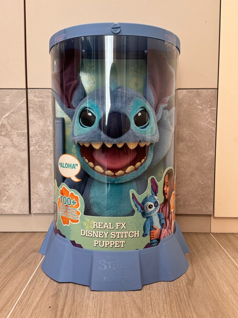 [最後一隻現貨] 全新未開封 Real FX Stitch Puppet 史迪仔人偶公仔, 興趣及遊戲, 玩具 & 遊戲類 - Carousell