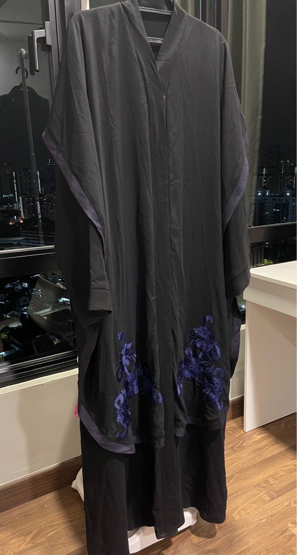 Abaya Dubai RARE Ala-Long Cape@Khimar, Women's Fashion, Muslimah ...