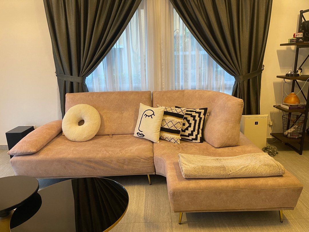 ABEL L-Shape Sofa (MajuHomes), Furniture & Home Living, Furniture, Sofas on Carousell