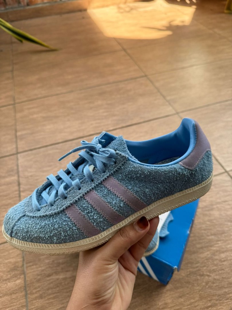 adidas blue grass, Men's Fashion, Footwear, Sneakers on Carousell