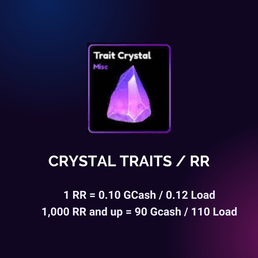 (have stocks) ANIME DEFENDERS CRYSTAL TRAITS / RR, Hobbies & Toys, Toys ...