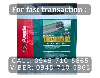 asada threading oil, Commercial & Industrial, Construction Tools ...