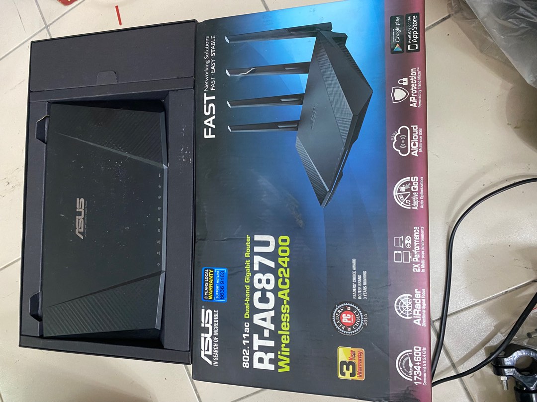 ASUS RT-AC87u, Computers & Tech, Office & Business Technology on Carousell