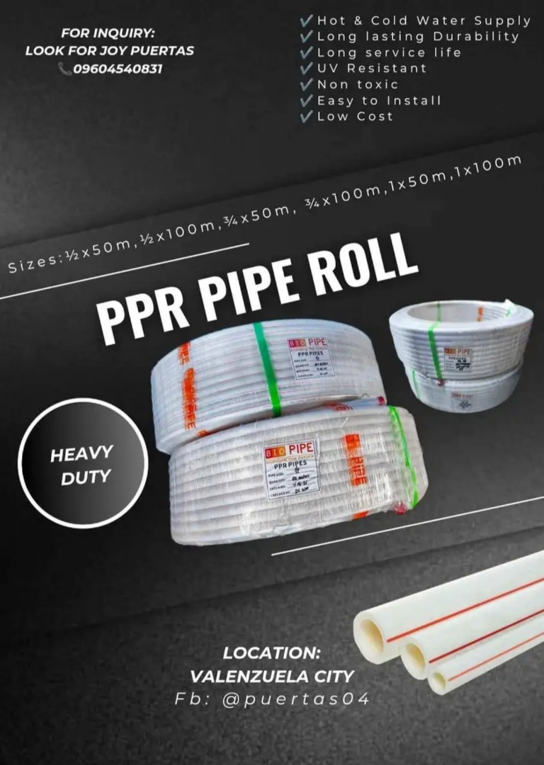 BIO PPR PIPE ROLL, Commercial & Industrial, Construction & Building ...