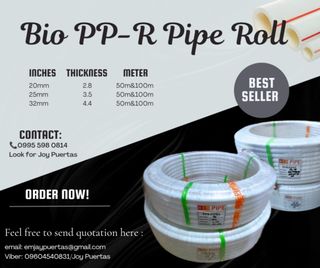 BIO PPR PIPE ROLL, Commercial & Industrial, Construction & Building ...