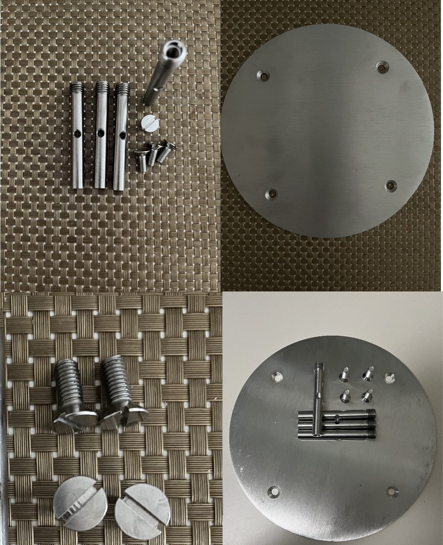 Bomb shelter plate CD ventilation replacement screws & parts $10 ...