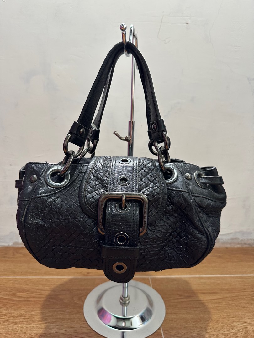 Burberry Blue Label Leather Bag, Luxury, Bags & Wallets on Carousell