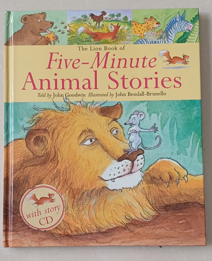 Children favorite storybook 5 Minutes Animal stories with Story CD ...