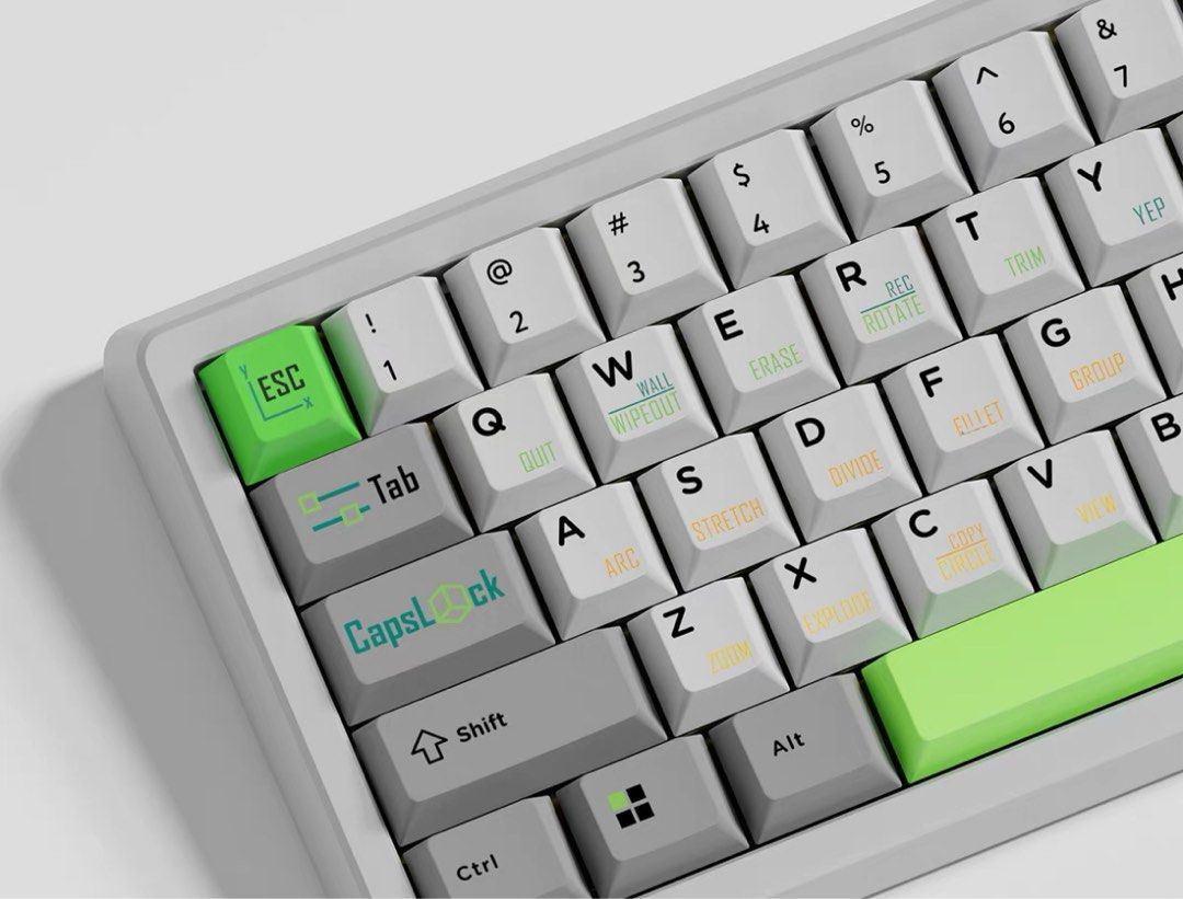 |CKB|160 key|AutoCAD|鍵帽 Keycap|機械鍵盤 Mechanical keyboard, 電腦＆科技, 電腦周邊及配件 ...