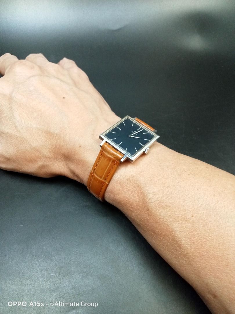 Collectible! Circa 1970s Mon Bijou Tank ETA-2512 17J Mechanical Watch ...