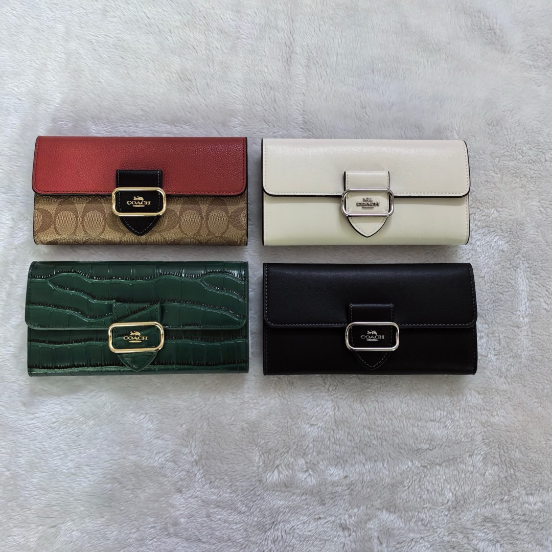 CP 244 coach long wallet, Luxury, Bags & Wallets on Carousell