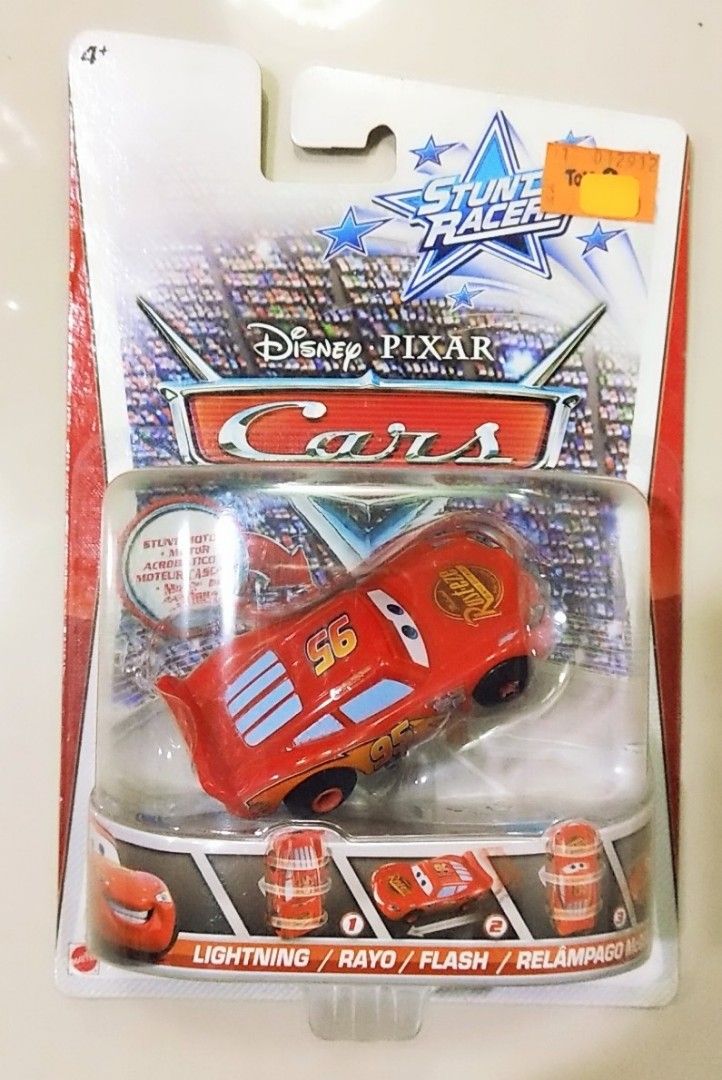 Disney Pixar CARS Lightning McQueen Stunt Racers with Daredevil Stunt ...