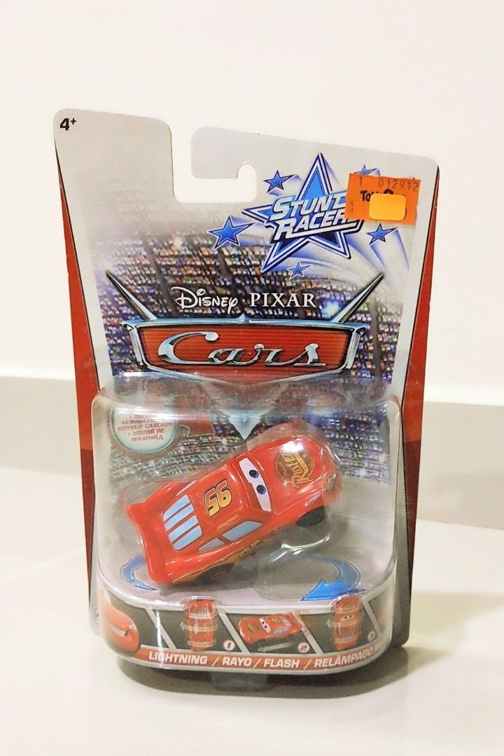 Disney Pixar CARS Lightning McQueen Stunt Racers with Daredevil Stunt ...