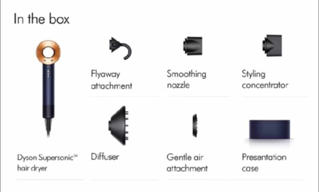 Dyson Supersonic HD08 (Prussian Blue) with Presentation Box [NEGO ...