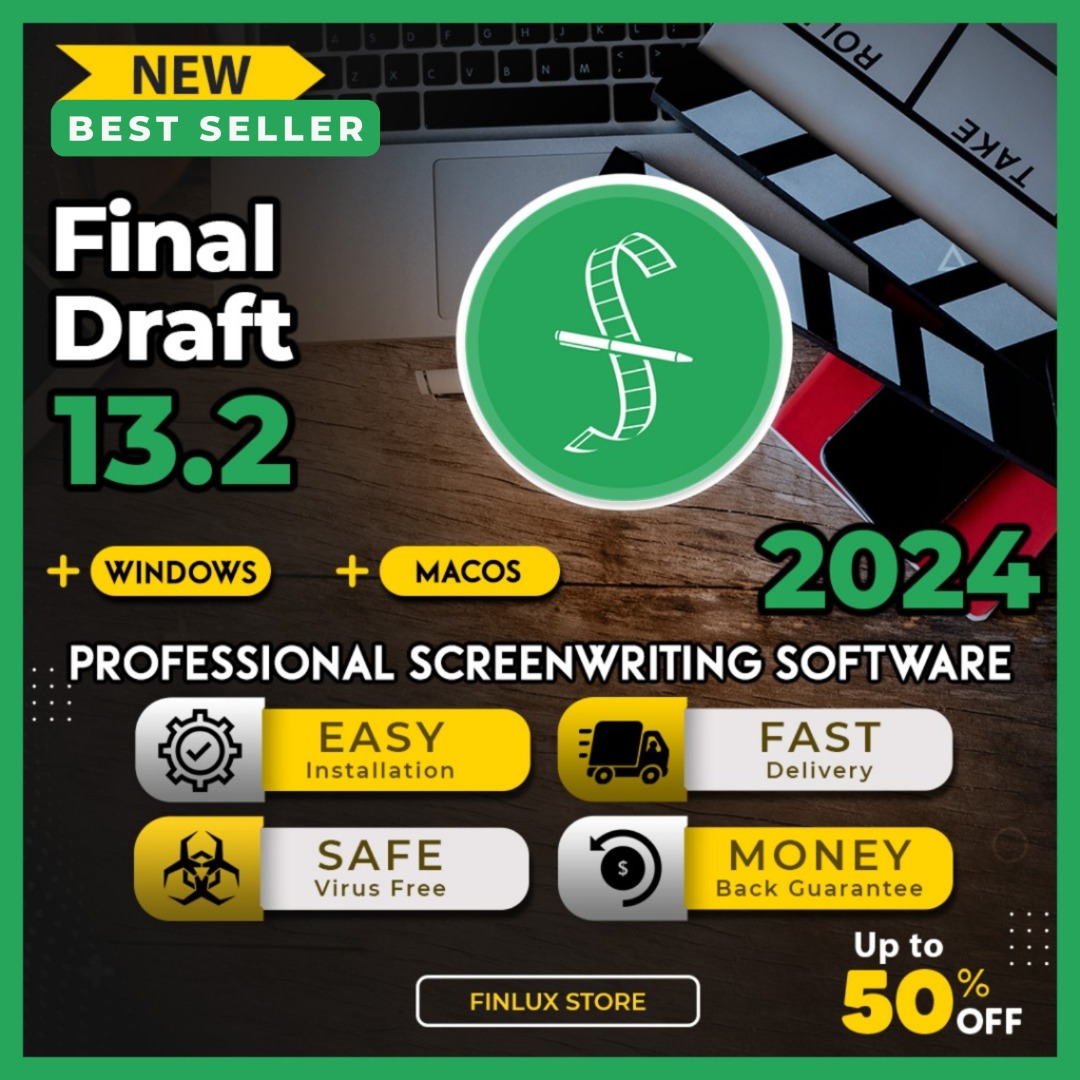 Final Draft v13.2.0 Latest Update 2024 Lifetime For Win & McOS | Pro ...