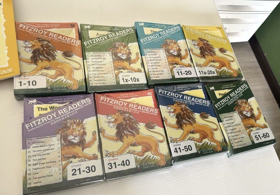 Fitzroy readers new book 1-10, 1x-10x ,11-20, 11x-20x, 21-30, 31-40, 51 ...