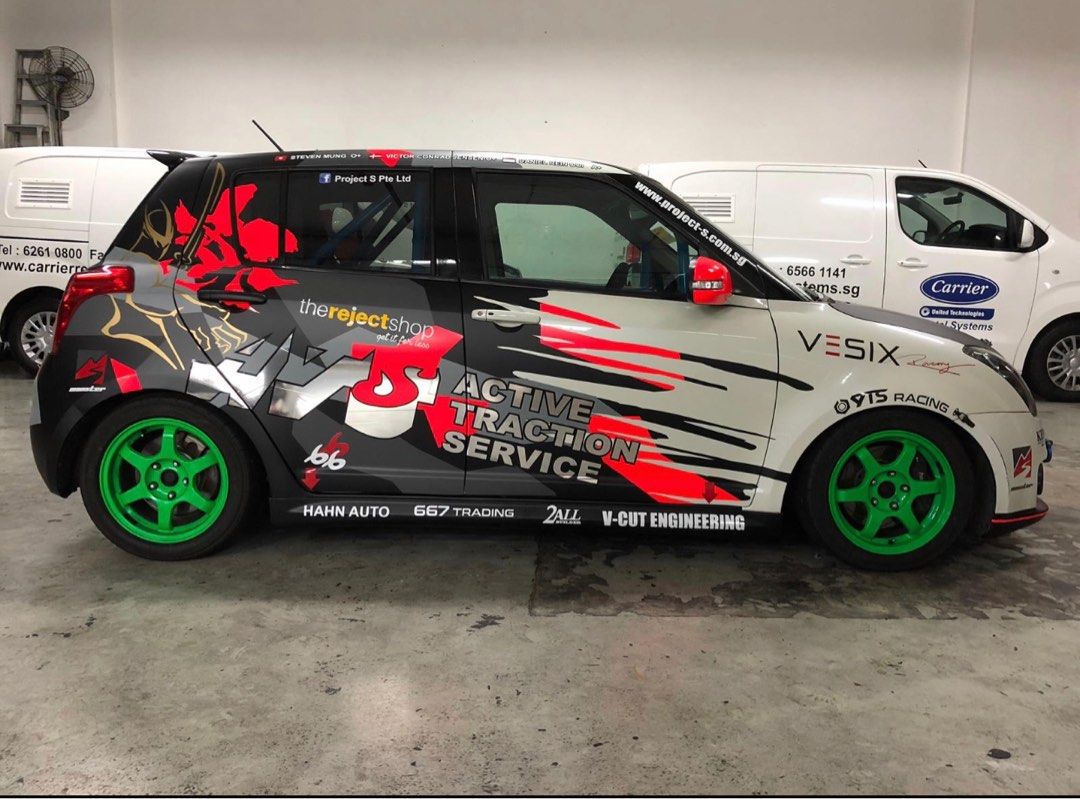 Full Custom Car Sticker Decal,Street,Track,Vector Art,Animation ...