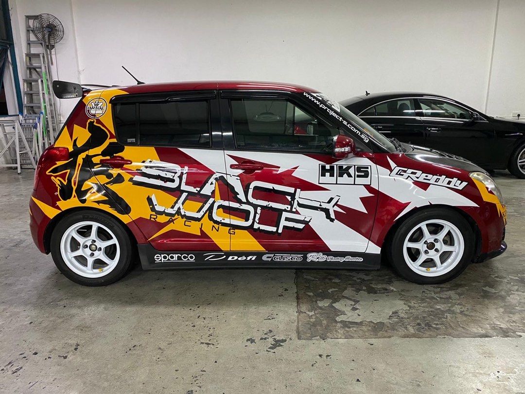 Full Custom Car Sticker Decal,Street,Track,Vector Art,Animation ...