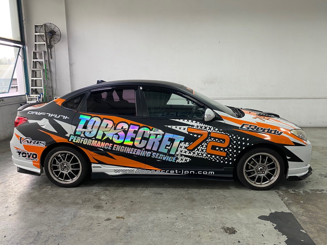 Full Custom Car Sticker Decal,Street,Track,Vector Art,Animation ...