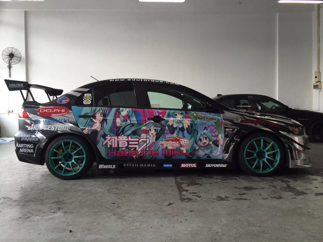 Full Custom Car Sticker Decal,Street,Track,Vector Art,Animation ...