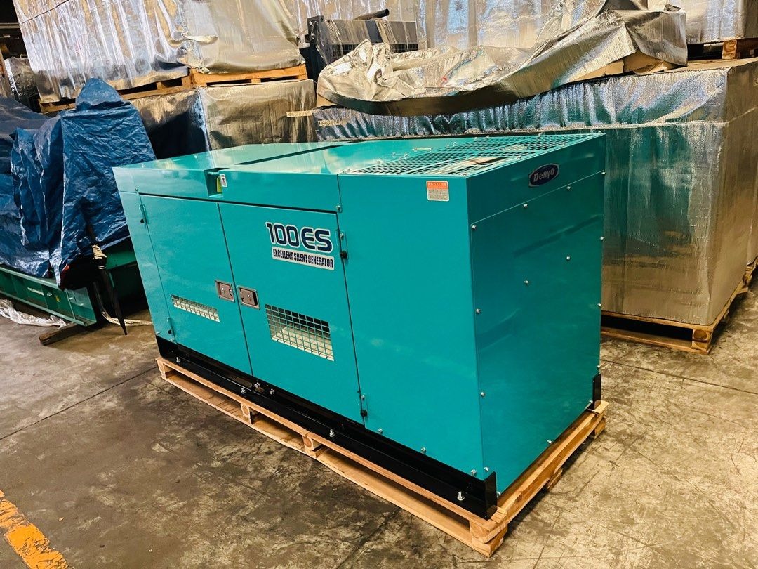 Genset Denyo 100kVA model:100ES, Commercial & Industrial, Industrial ...