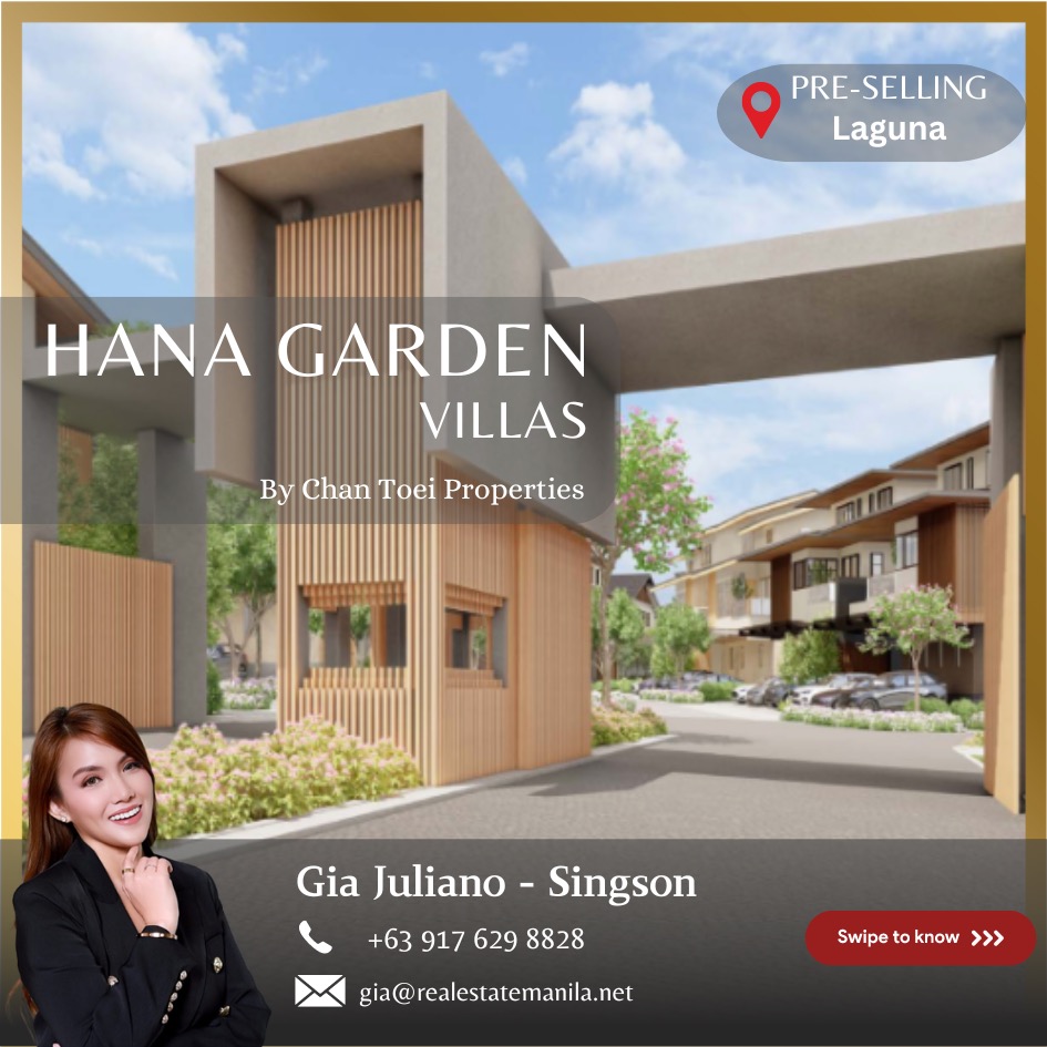 Hana Garden Villas | Pre-selling House & Lot by Chan Toei Properties, Property, For Sale, House ...