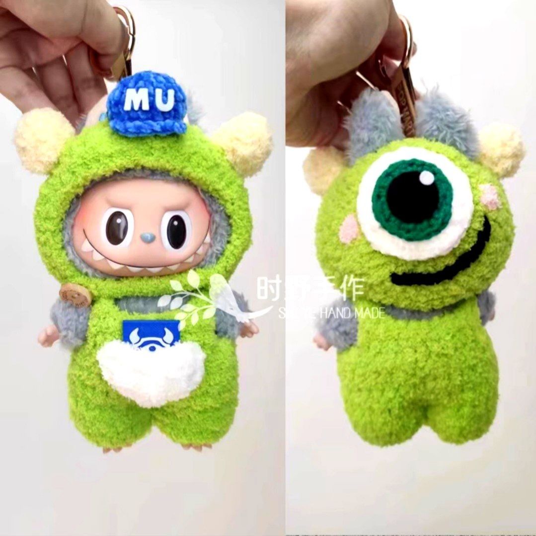 Handmade crochet Labubu doll costume outfit Fall in Wild Minion ...