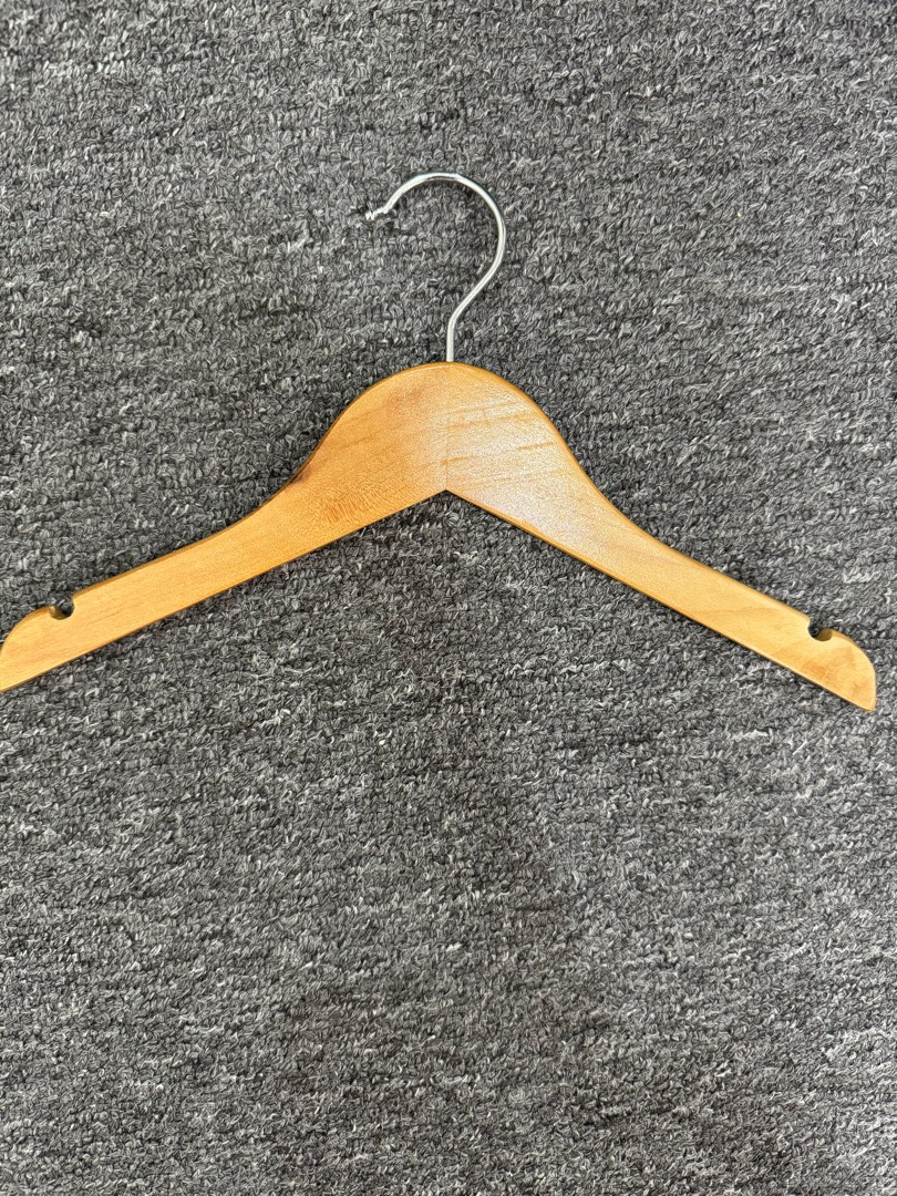 hanger kayu kids, Furniture & Home Living, Home Improvement ...