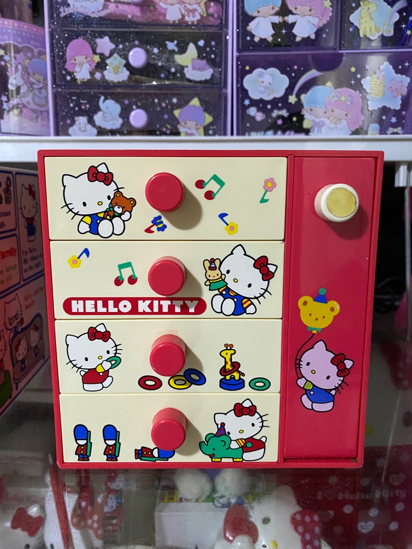 Hello Kitty Drawer Chest, Hobbies & Toys, Memorabilia & Collectibles ...