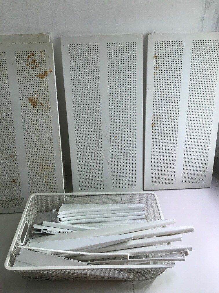 IKEA ALGOT Shelves + Brackets, Furniture & Home Living, Home ...
