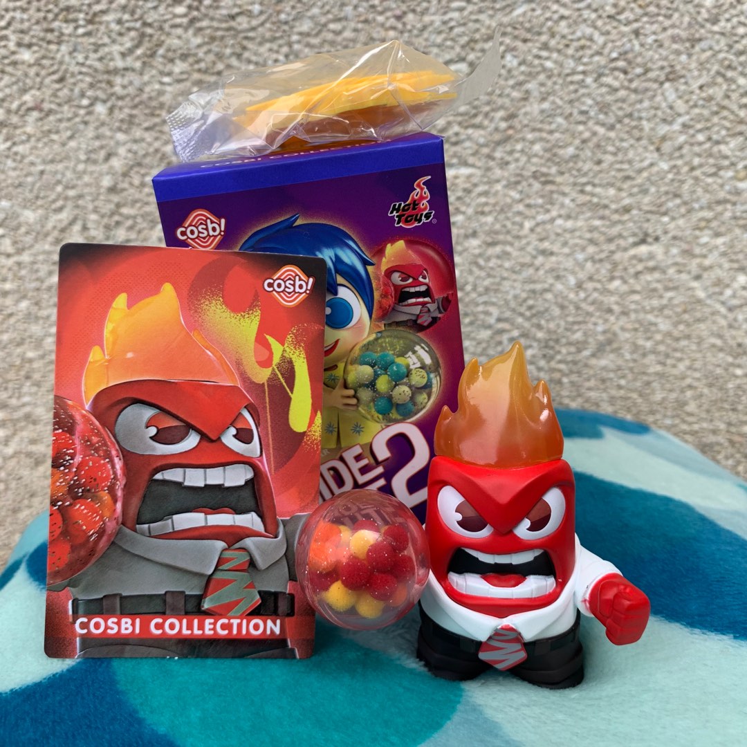 Inside Out 2 Cosbi Collection - Anger, Hobbies & Toys, Toys & Games on ...