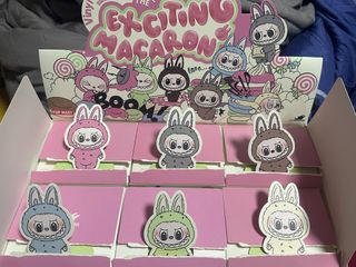 Labubu TOFFEE (light brown) v1 macaron version 1 pop mart, Hobbies ...