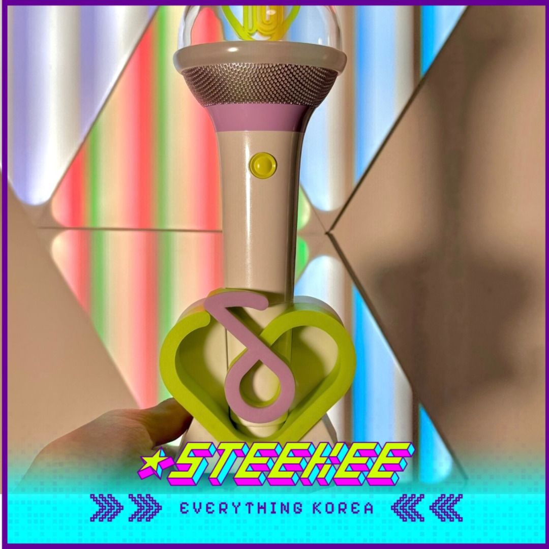 IU I-KE Ver3 Fan-made Light Stick Stand with Uaena Sign Logo by Steekee ...
