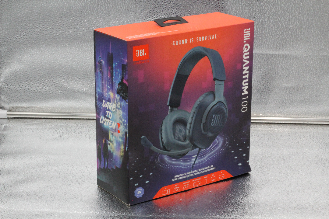 JBL Quantum 100 Wired Over-Ear Gaming Headset with Detachable Mic ...