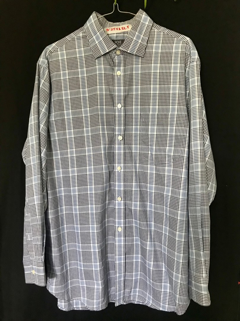 Joe Jospeh Aboud Plaid Longsleeve Shirt, Men's Fashion, Tops & Sets ...
