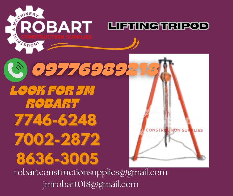 Lifting Tripod, Commercial & Industrial, Construction Tools & Equipment ...
