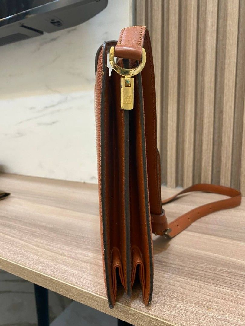 (SALE) Louis Vuitton Epi Leather Capuchin Shoulder Bag Kenyan Brown ...