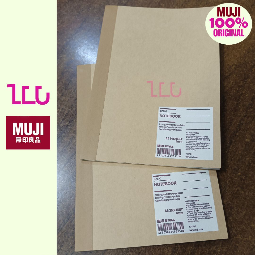 Muji Basic Notebook, Hobbies & Toys, Stationary & Craft, Stationery ...