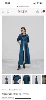 Pleated dress | Nada identity, Women's Fashion, Dresses & Sets, Dresses ...